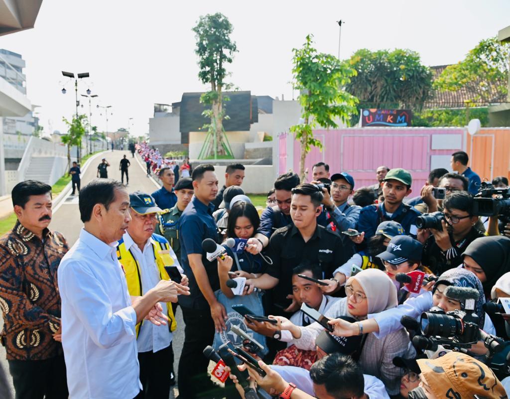 Keterangan Pers Presiden Joko Widodo pada Peresmian Sodetan Ciliwung | Sekretariat Negara