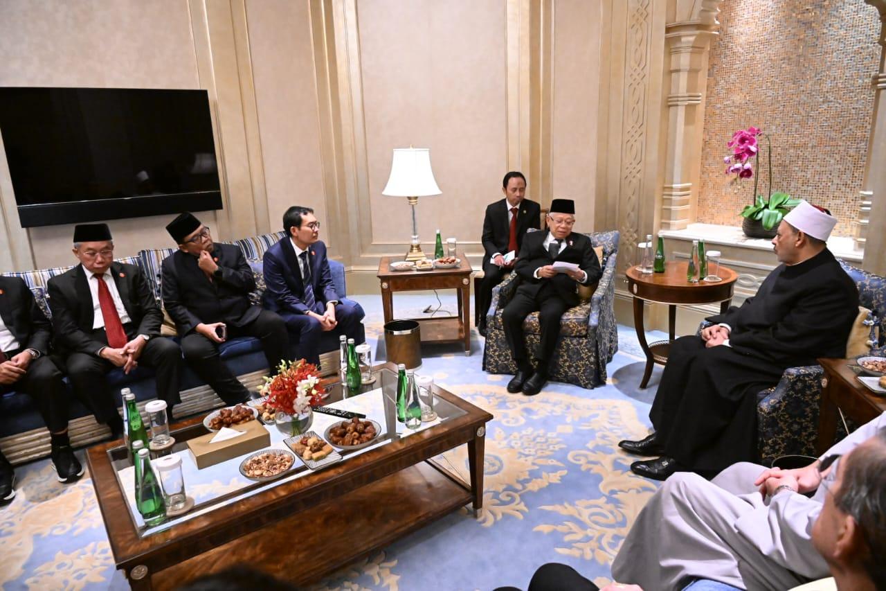 Bertemu Grand Syaikh Al-Azhar, Wapres RI Ingatkan Perlunya Kesatuan ...