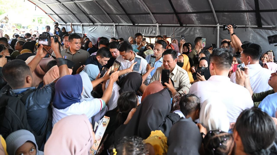 Presiden Prabowo Subianto Tinjau Langkat: Semua Kekuatan Negara Kita ...